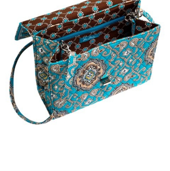 Vera Bradley | Bags | Vera Bradley Totally Turquoise Julia Convertible ...